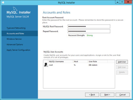 Installing MySQL Server